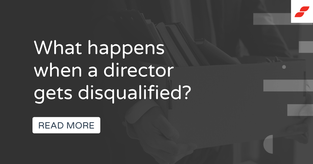 What happens when a company director is disqualified?